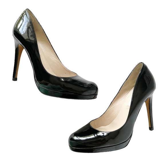 LK Bennett | Shoes | Lk Bennett Sledge Patent Platform Pump 38 7 | Poshmark